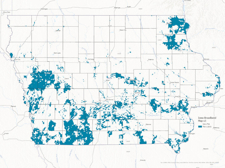 Broadband Availability Map: V.3 | Department of Management