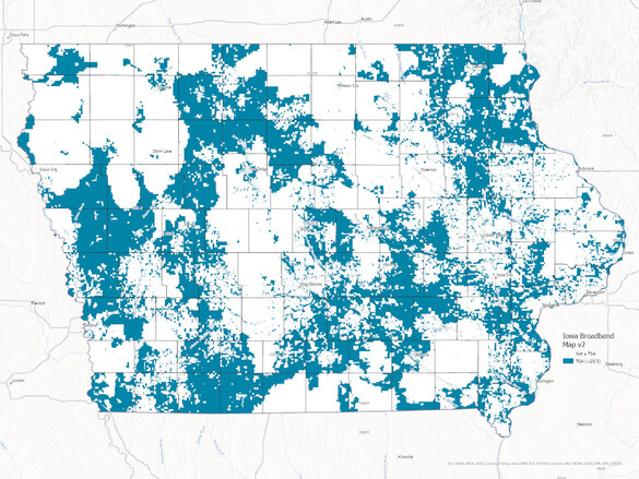 Broadband Availability Map: V.2 | Department of Management